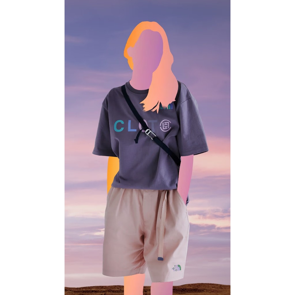 ⋯台灣公司貨⋯日出雲彩The North Face x CLOT短T(紫標.北臉.衝鋒衣.BAPE.SUPREME) | 蝦皮購物