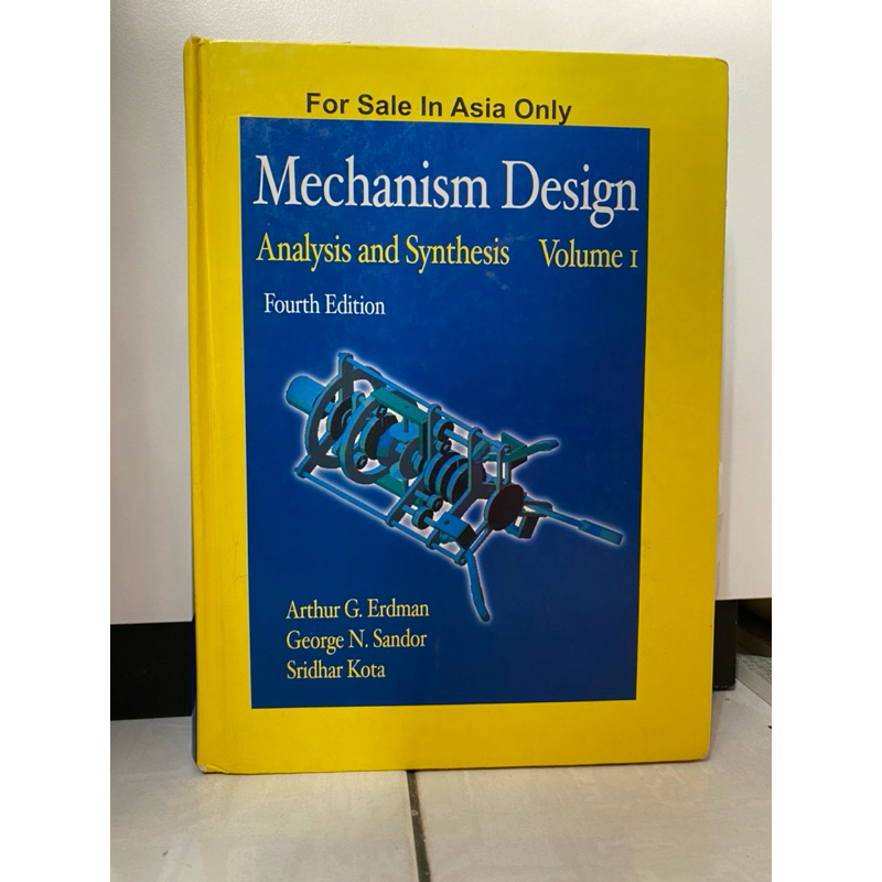 Mechanism Design Analysis and Synthesis Volume 1 (4e) | 蝦皮購物