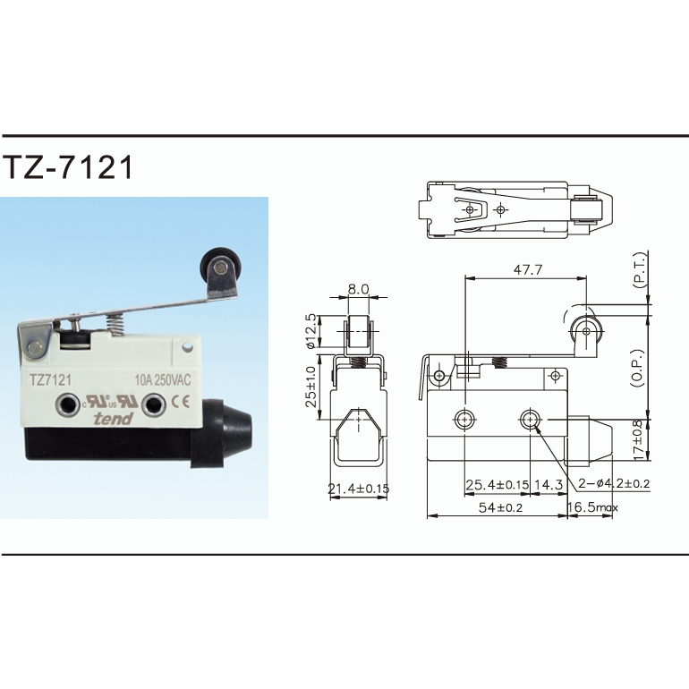 【公司貨 保固一年 附發票】天得TEND 小型限動開關 TZ-7140 TZ-7121 TZ-7310 TZ-7166 | 蝦皮購物