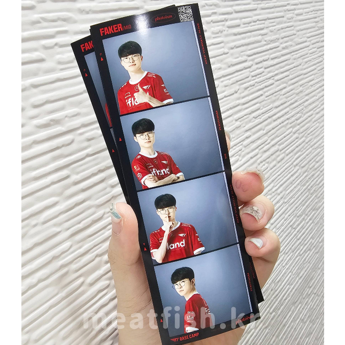 韓國限定 T1 四格拍貼照 Oner Faker Gumayusi Keria / SKT LoL LCK | 蝦皮購物