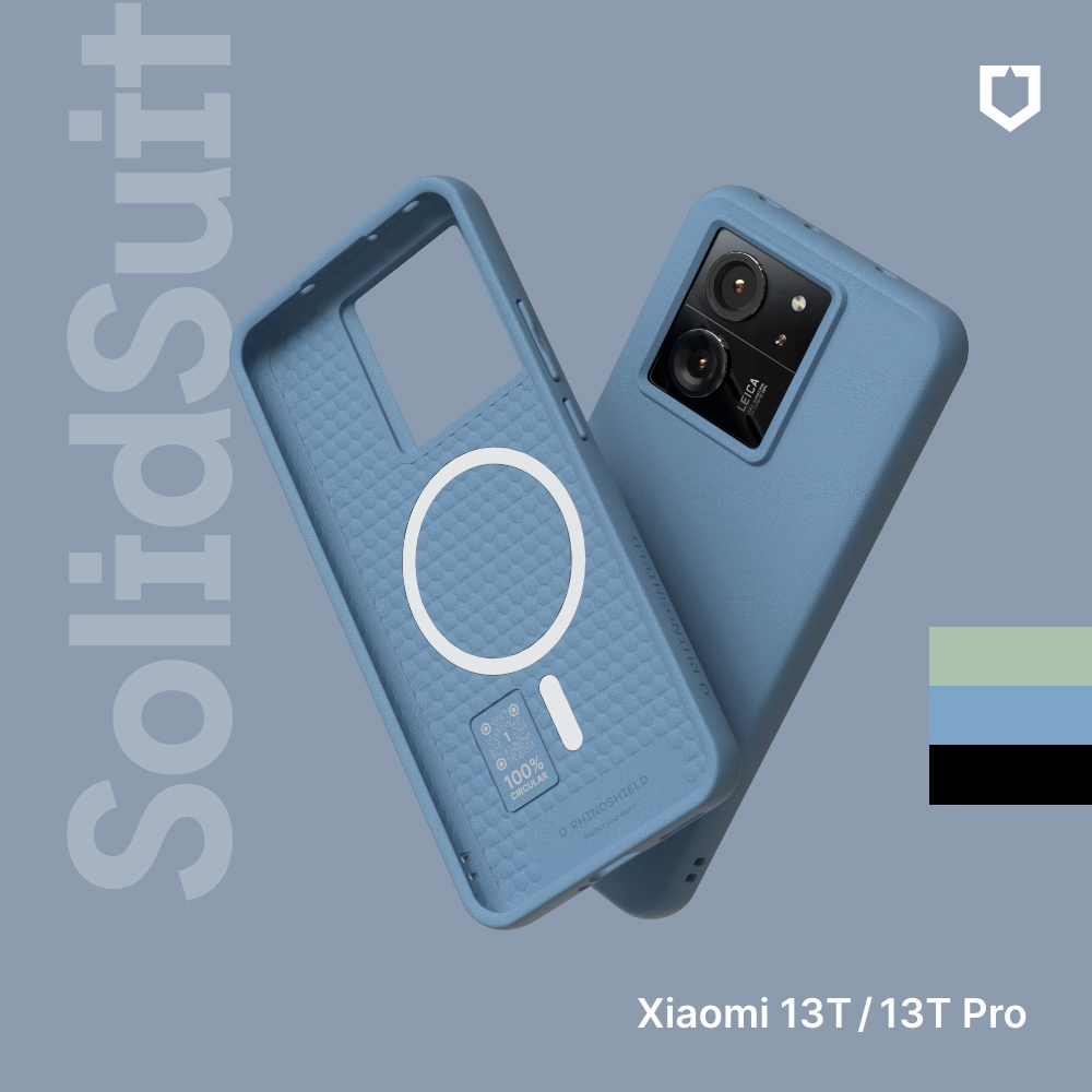 犀牛盾 適用於小米 Xiaomi 13T/13T Pro SolidSuit(MagSafe兼容)經典防摔背蓋手機 | 蝦皮購物