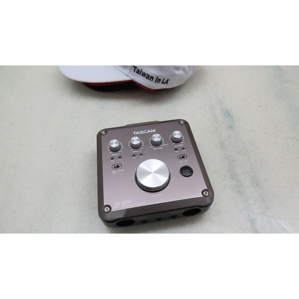 TASCAM US-366 USB錄音介面,DSP混音器,PC用DAC - 二手 | 蝦皮購物