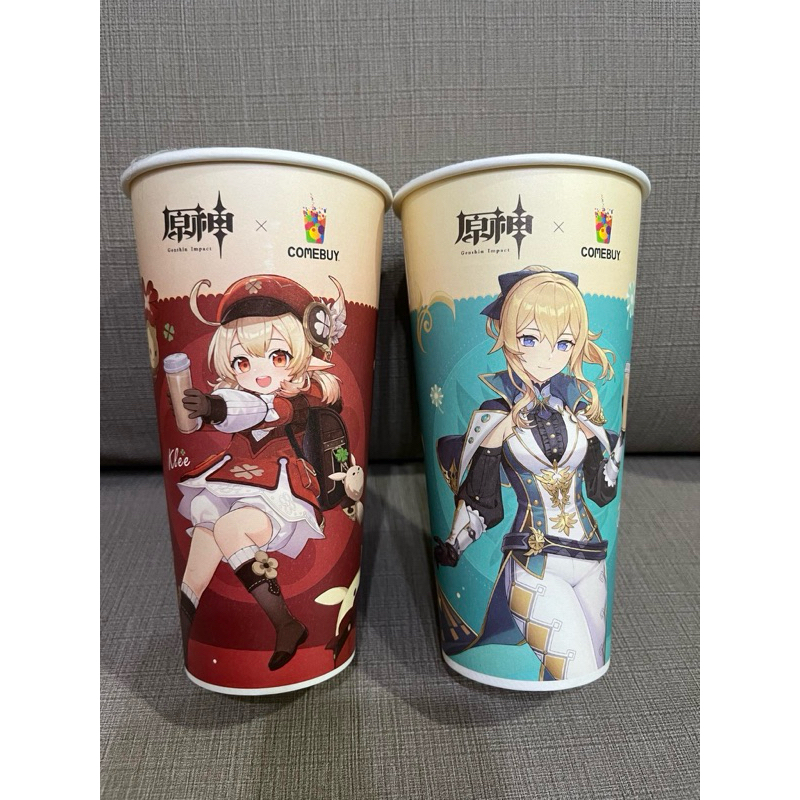 現貨不用等 原神 x COMEBUY 茶香邂逅之旅 原神 comebuy原神聯動 可莉和琴的杯身一組 | 蝦皮購物