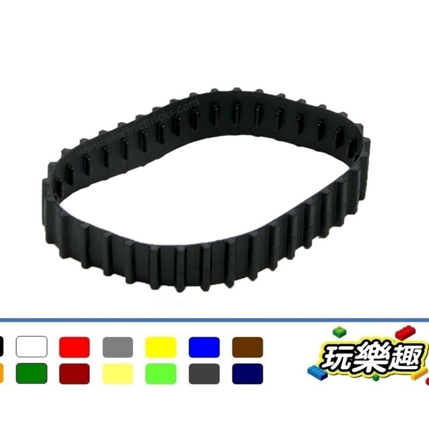 玩樂趣 LEGO樂高 x1681 53992 36齒履帶 二手零件 2H10H-A | 蝦皮購物
