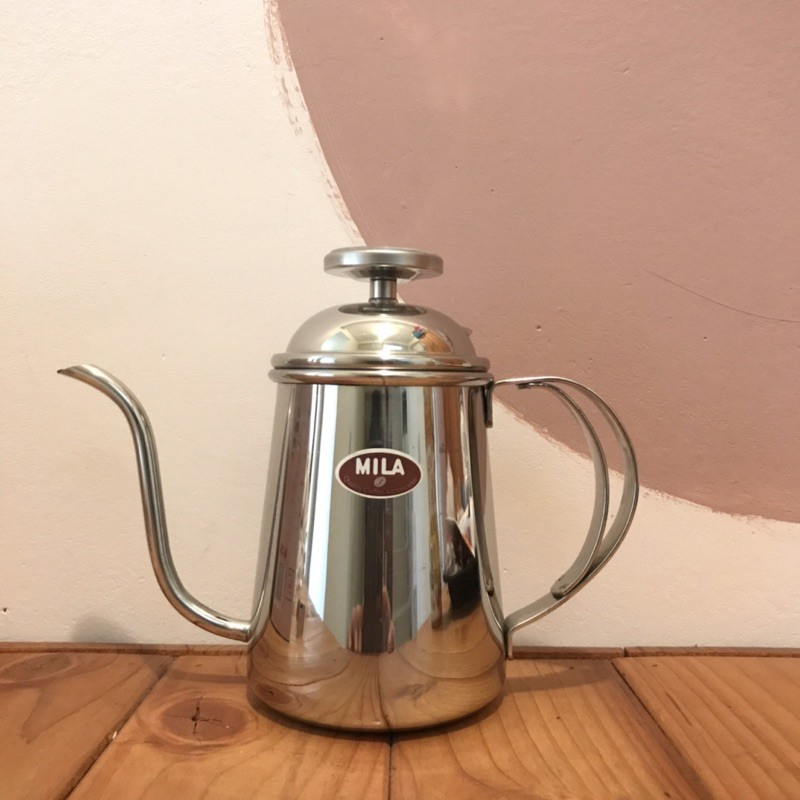 MILA 寶馬 JA-S-077-040 650ml 不鏽鋼 手沖壺 0.7L 螺牙溫度計 直火 | 蝦皮購物