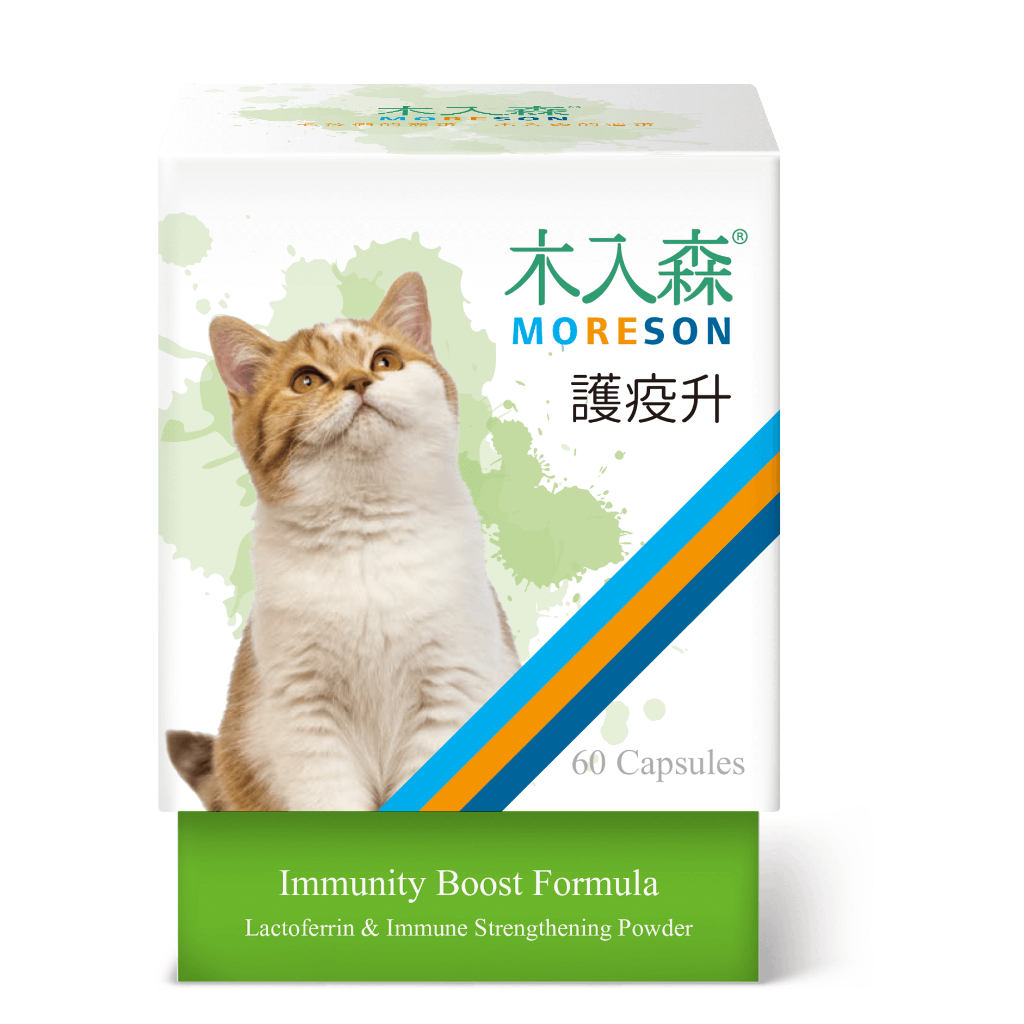 【MORESON 木入森】貓咪護疫升 30顆/60顆｜貓咪離胺酸 乳鐵蛋白 β-葡聚糖 牛磺酸 蝦紅素 紫錐花萃取 | 蝦皮購物