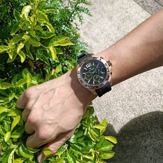 【For You】當天寄出 I Tommy Hilfiger 玫金殼 黑面 三眼腕錶 黑色膠帶 1791145 | 蝦皮購物