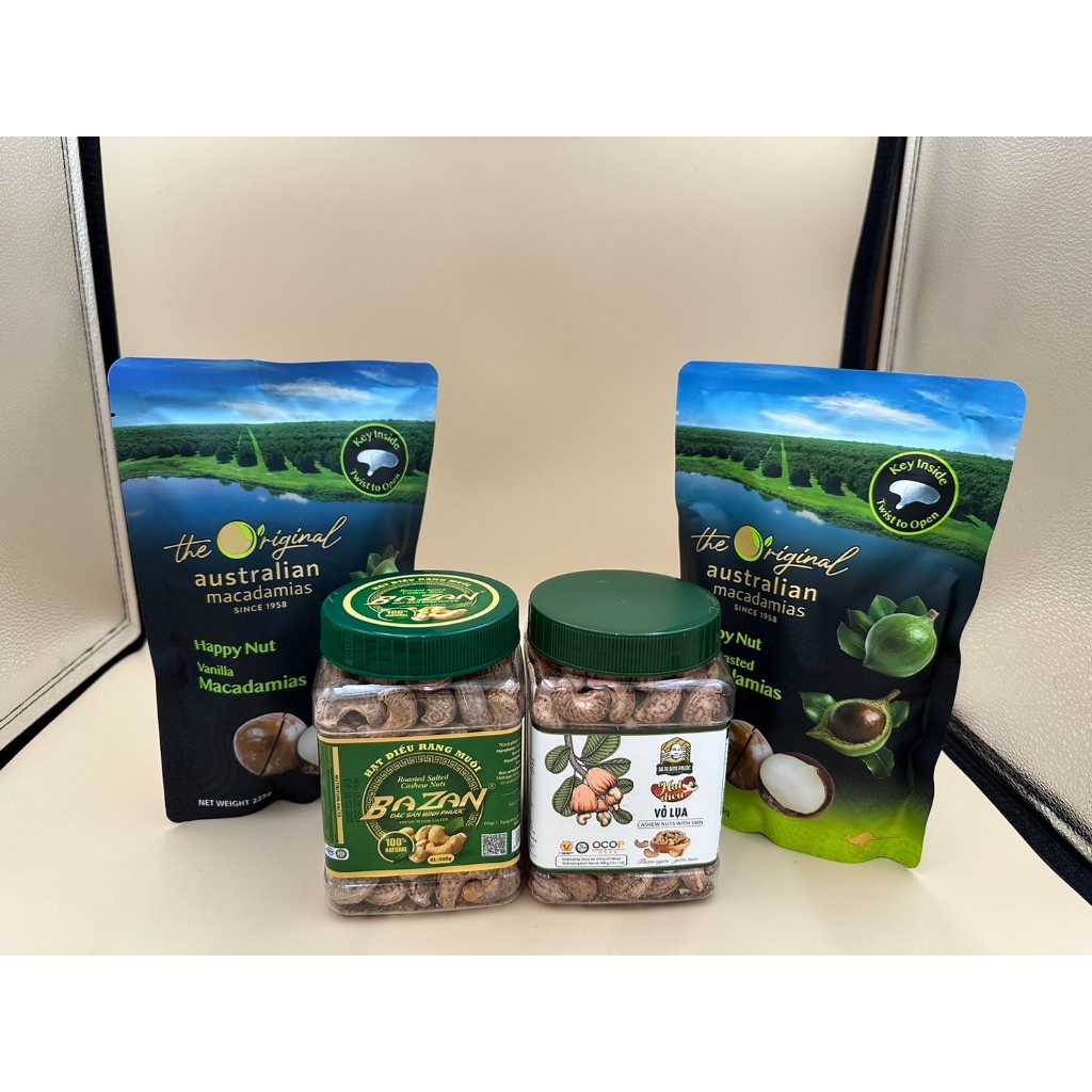 快速出貨!最新效期! 隔日到貨 BAZAN / Ba Tu 越南腰果 Ba zan Bà Tư 帶殼腰果 澳洲夏威夷果 | 蝦皮購物