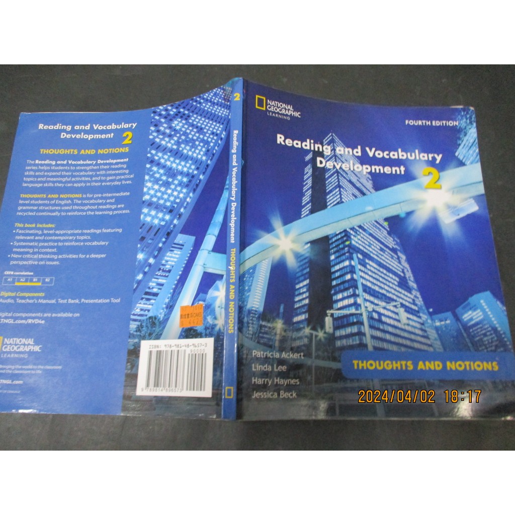 Reading and Vocabulary Development 2 4/e 9789814896573 有劃記 | 蝦皮購物