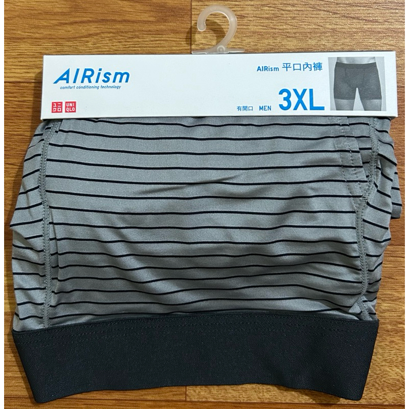 Uniqlo 優衣庫 男 XXL 3XL 大尺碼 AIRism 涼感 中腰 平口內褲 有開口 四角褲 內褲 2XL | 蝦皮購物