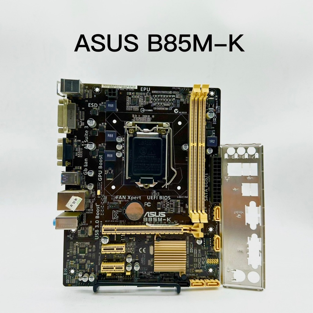 已測試 華碩 B85M-K 主機板 #B85 #1150 | 蝦皮購物