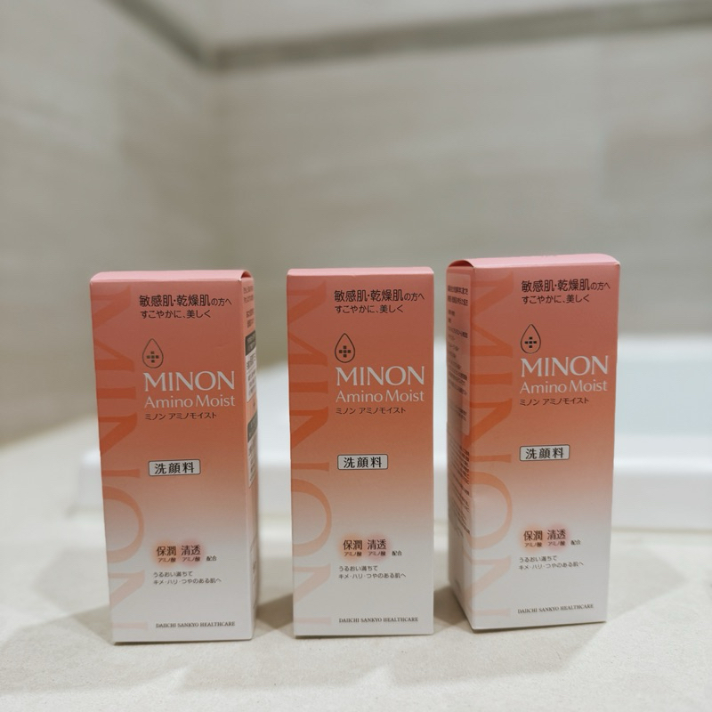 「全新」日本帶回 第一三共 minon 胺基酸細緻泡沫緊緻保濕洗面乳 100g | 蝦皮購物