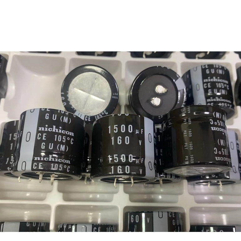 日本製 尼吉康 NICHICON 1500uF 160V 35X30mm 鋁質電解電容 牛角(SNAP)電容 | 蝦皮購物