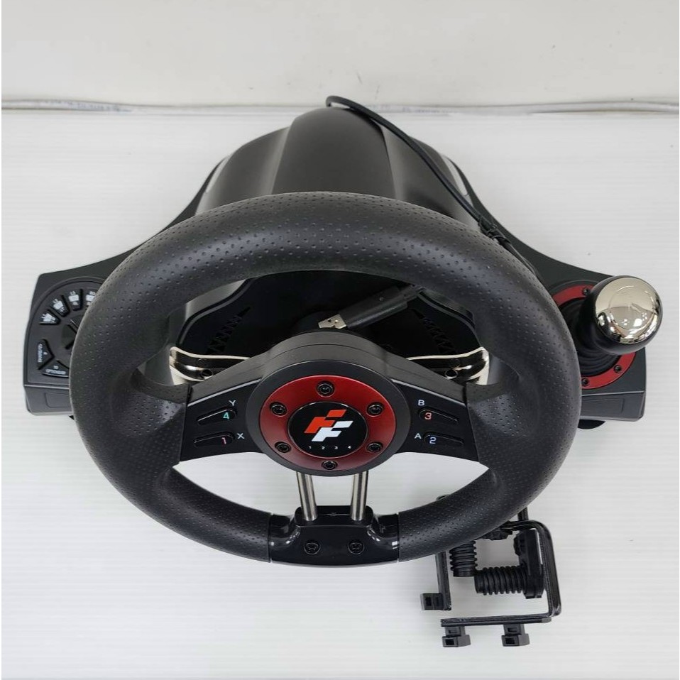 九成新 FlashFire Force Wheel 原力之翼方向盤（附踏板夾具）Switch/PC皆支援地平線5跑車浪漫 | 蝦皮購物