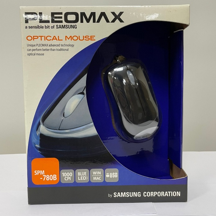 SAMSUNG 三星 PLEOMAX USB 光學滑鼠 SPM-780B 黑色 1000CPI | 蝦皮購物