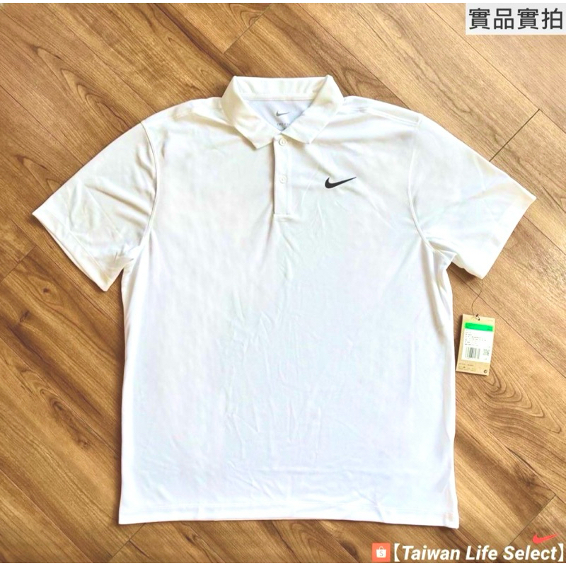 ★890元↘NIKE DRI-FIT VICTORY 電繡 運動POLO 立領短袖 排汗 乾爽 白 DH0858-100 | 蝦皮購物