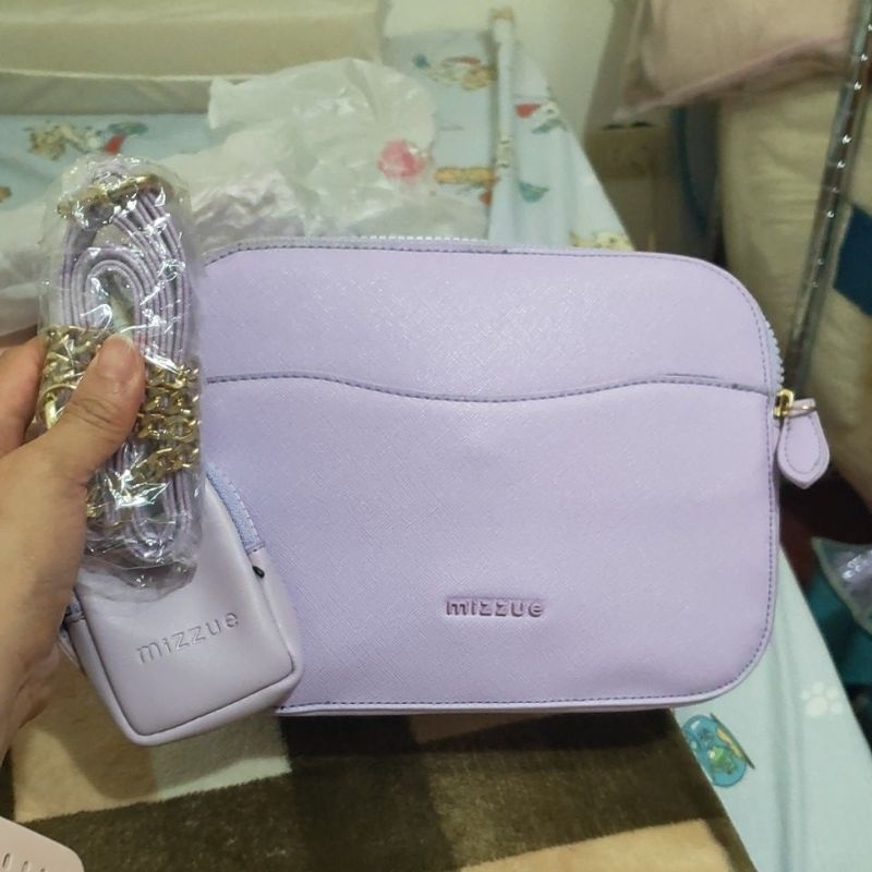 mizzue 小鳥品牌夢幻紫相機包 | 蝦皮購物