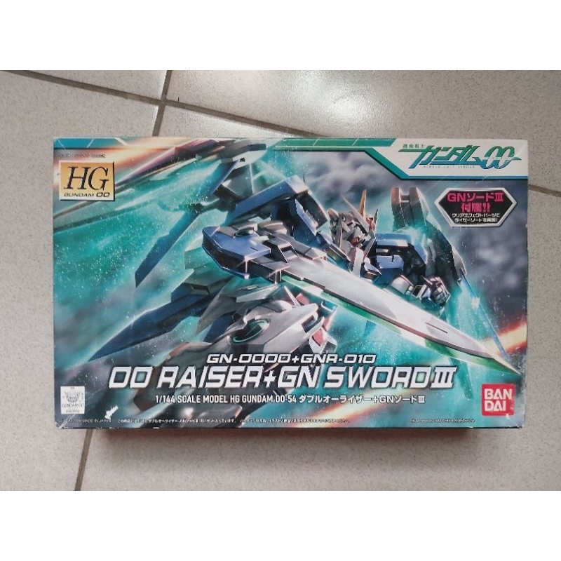 BANDAL HG OO RAISER+GN SWORD GUNDAM 鋼彈模型 現貨未組 | 蝦皮購物