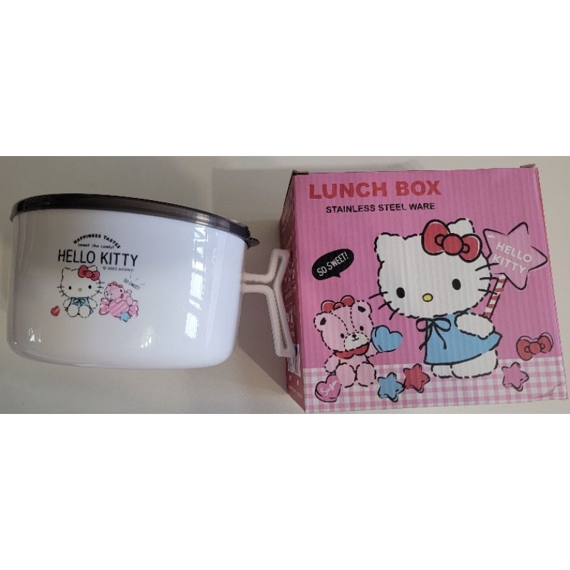 全新Hello Kitty 不銹鋼泡麵碗1300ML | 蝦皮購物