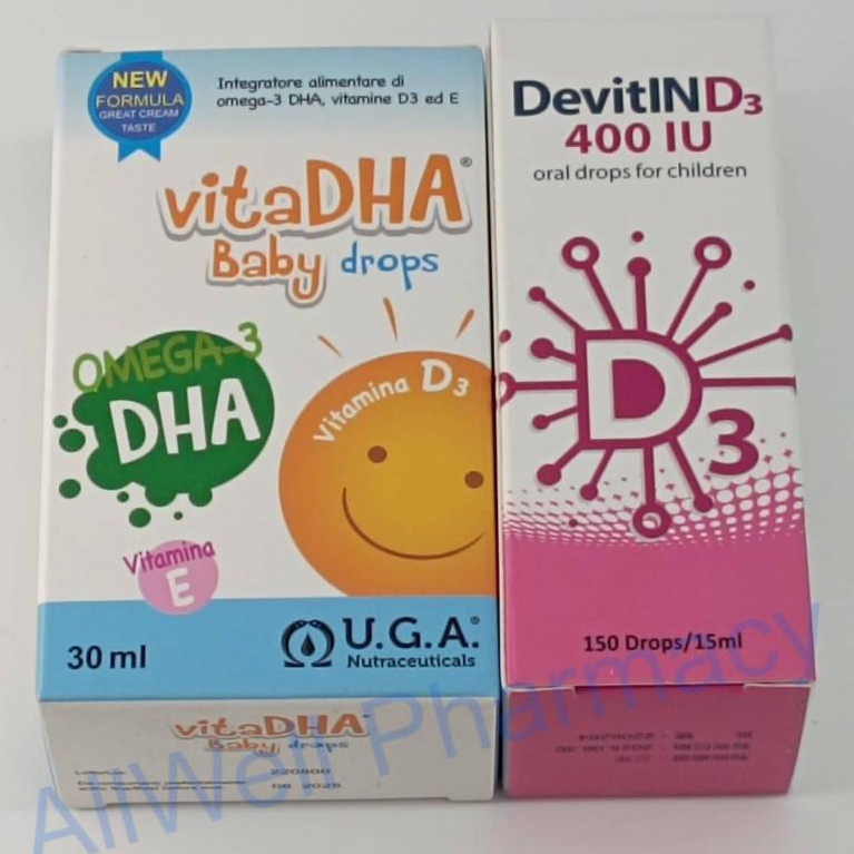 【安得福】維他命D3滴劑/ 藻油DHA+D3滴液 維生素D3 D3滴劑 400 IU 15ml 藻油DHA+D3滴液 | 蝦皮購物