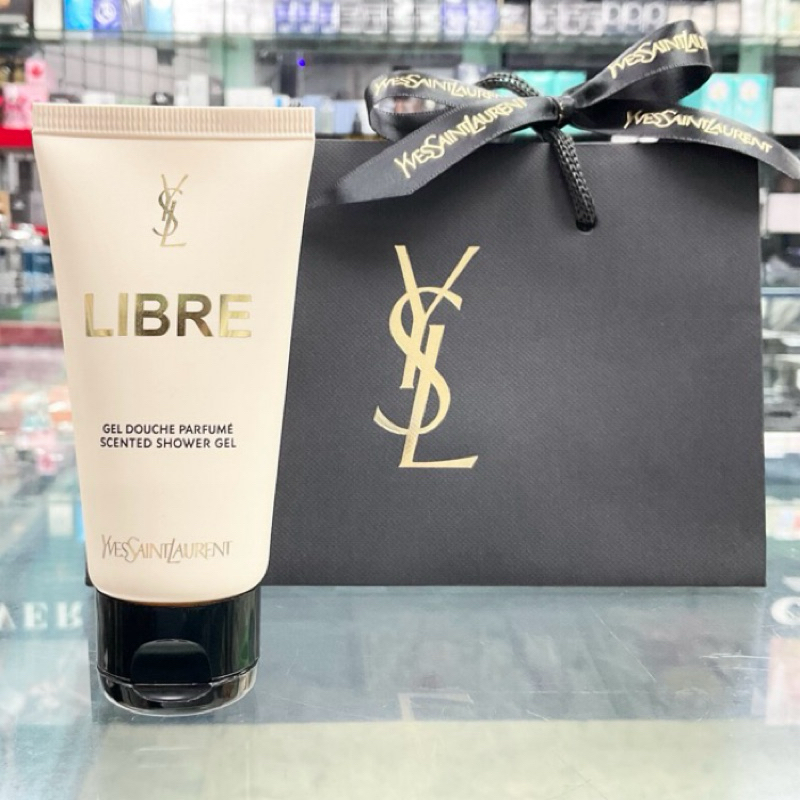 YSL 自由不羈潔膚乳50ml沐浴乳贈紙袋+緞帶YSL專櫃公司貨保存期限2026年8月 蝦皮代開發票 伊夫·聖羅蘭 | 蝦皮購物