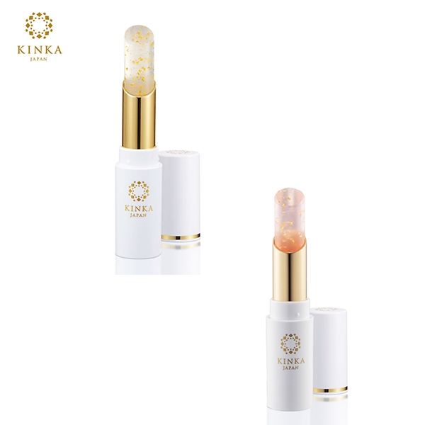 日本 箔一/HAKUICHI KINKA 金箔條狀唇蜜 白/粉紅 金華ゴールド リップスティック 3.2g【Mr.QQ】 | 蝦皮購物
