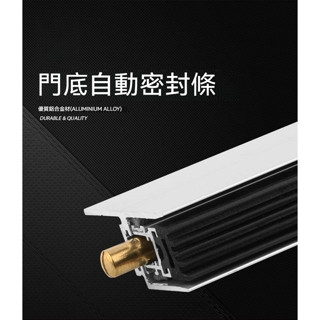 【singcoco】門底自動升降氣密條 T型內崁式 自動下降條 隔煙/防塵/防蟲/防風 門底擋縫條 | 蝦皮購物