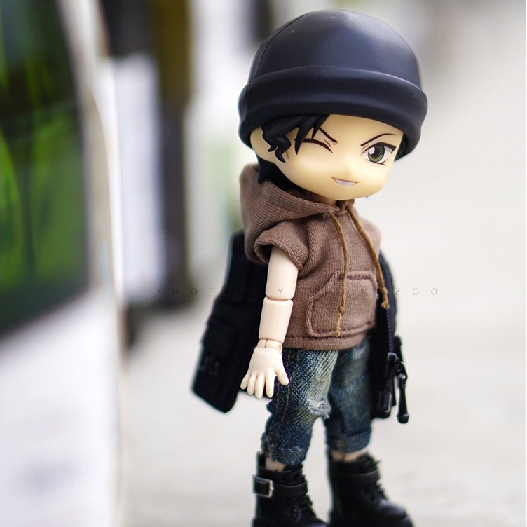 【現】無袖帽T 6色可選 OB11 黏土娃 黏土人GSC 娃衣 百搭 基本款 連帽 內搭 打底 | 蝦皮購物