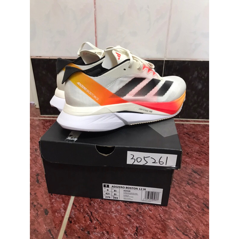 ADIDAS ADIZERO BOSTON 12 跑鞋 馬拉松 台北馬 男 IG3320 | 蝦皮購物
