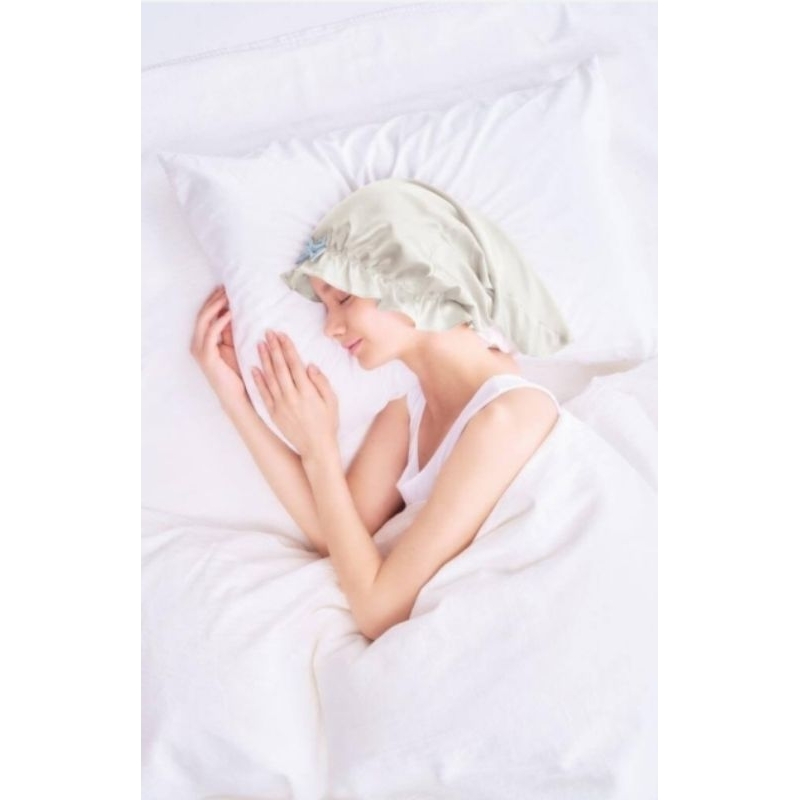 日本進口 夏季專用 Cogit 100%真絲 光滑舒適 涼感 睡眠 護髮帽 頭髮護理 長髮 短髮 | 蝦皮購物