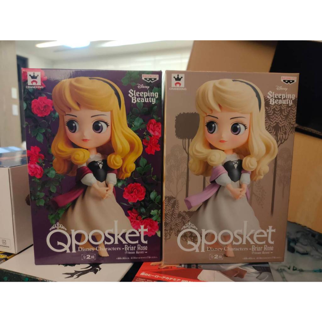 多多熊雜貨舖 QPOSKET QP 景品 迪士尼公主 Q版公仔 睡美人 奧蘿拉 A+B款 日版 | 蝦皮購物