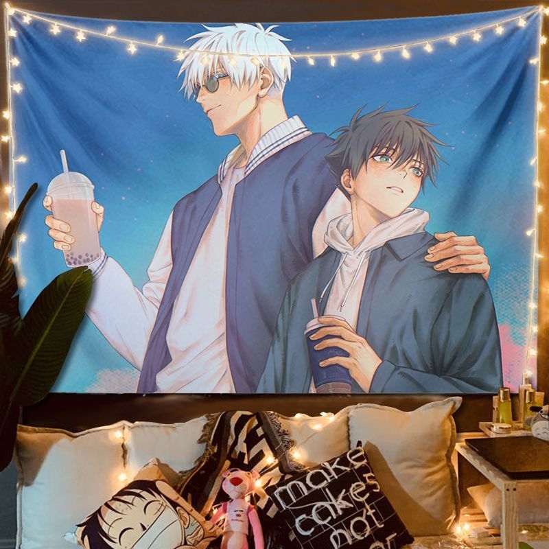 全新/現貨 咒術迴戰 掛布 同人繪製 五條悟 伏黑惠 五伏cp bl 同人誌 同人本 | 蝦皮購物