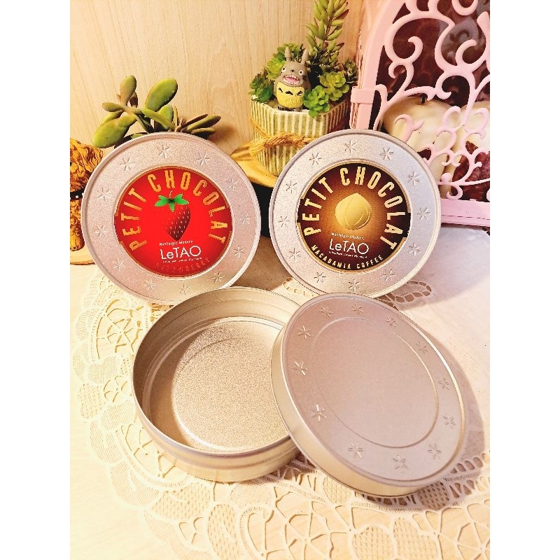 日本小樽和菓子LeTAO巧克力空盒（無內容物），空鐵盒，已經去除多餘標籤 | 蝦皮購物