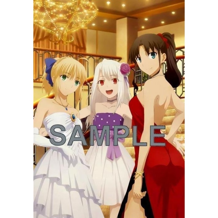【旅人事務所】稀有絕版 日本Sofmap BD限定特典 Fate UBW Saber&伊莉雅&遠坂凜 晚禮服 B2 掛軸 | 蝦皮購物
