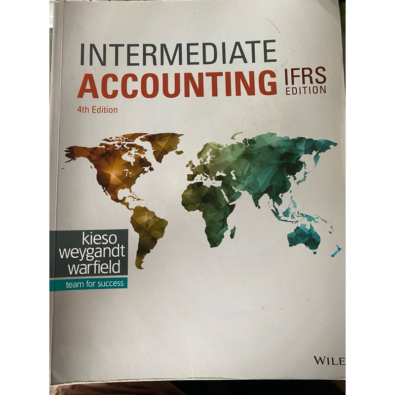 中會原文書 Intermediate Accounting IFRS 4/E 4e 4th 第四版 Kieso | 蝦皮購物