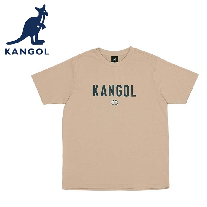 KANGOL 英國袋鼠 短袖上衣 短T 圓領T恤 64251076 中性 淺卡其 白色 深綠 涼感T | 蝦皮購物