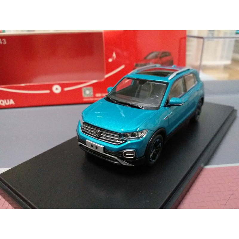 原廠 1/43 福斯 VW VOLKSWAGEN TACQUA SUV 青松綠 台規 T-CROSS 模型車 | 蝦皮購物