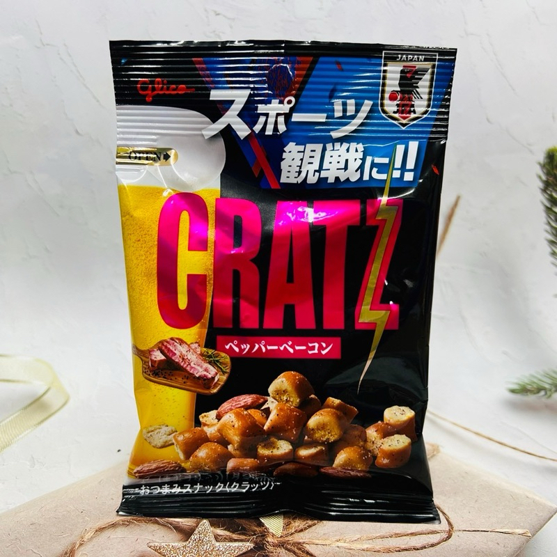 [出清良品]日本 glico 固力果 CRATZ 餅乾 黑胡椒杏仁味42g ～多款可選（請確認效期再下單） | 蝦皮購物