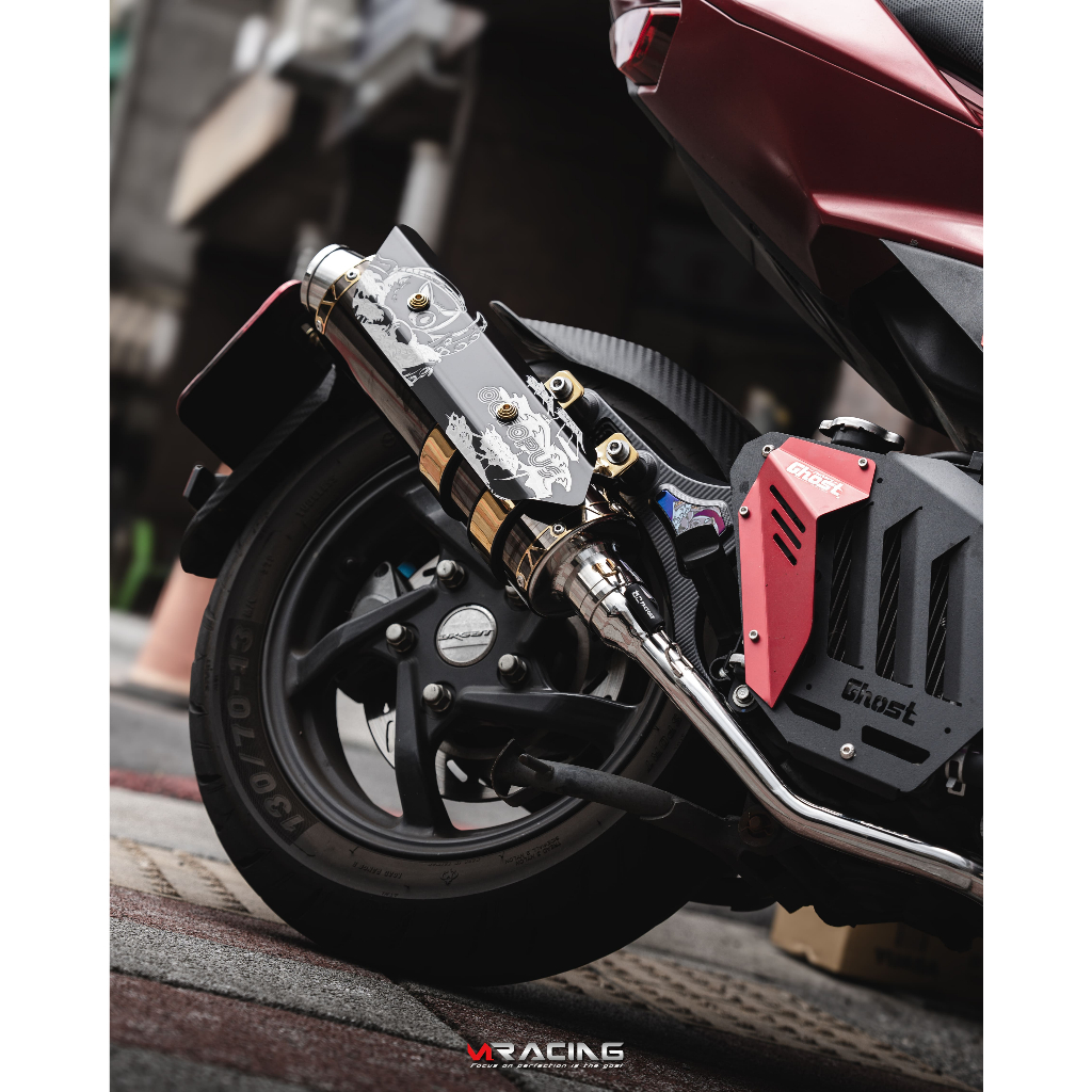 【炫富精品】章魚工廠 黑金版 280砲管 合法&一般 白鐵/鍍鈦 DRG/MMBCU/六代戰JETSL/勁戰/水冷BWS | 蝦皮購物