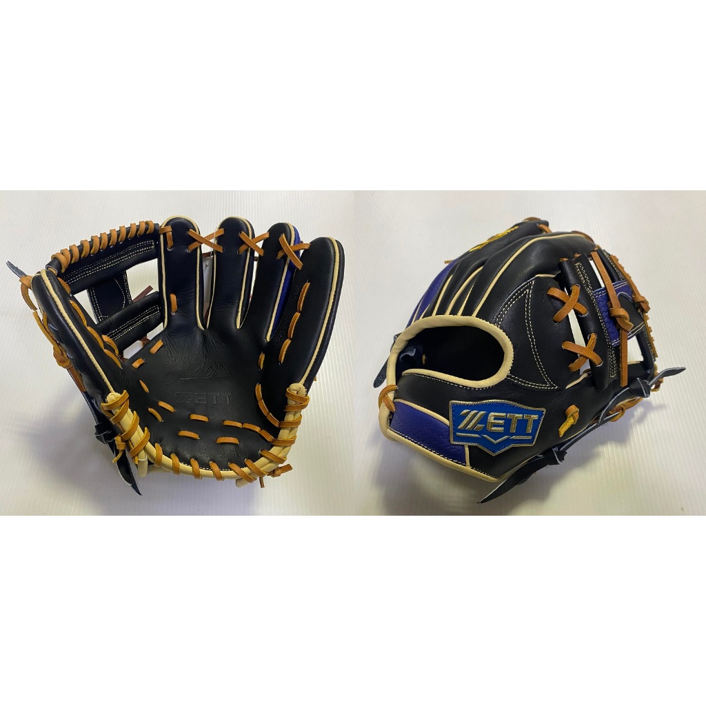 2024 ZETT 店家限定款 寶藍編織紋棒壘球手套 內野手 BPGT-362SP8904 | 蝦皮購物
