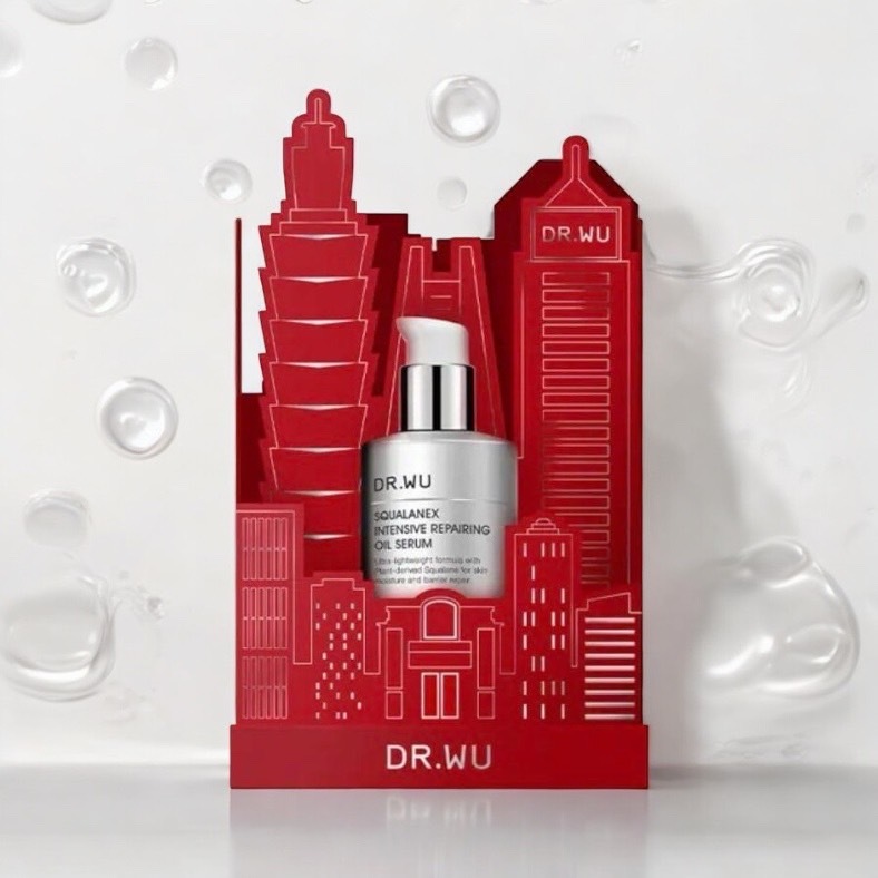DR.WU角鯊潤澤修復精華油(台北城市限定)101ML【20周年限定】玻尿酸保濕精華化妝水500ML&精華乳200ML | 蝦皮購物