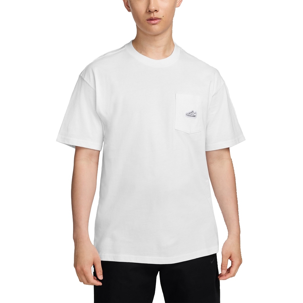 【NIKE】AS M NSW TEE M90 PKT PTCH CNCT 運動上衣 男 短袖 白 FZ5414-100 | 蝦皮購物