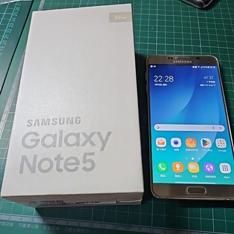 二手 三星 Note5 32g 有盒子 鉑金色 | 蝦皮購物