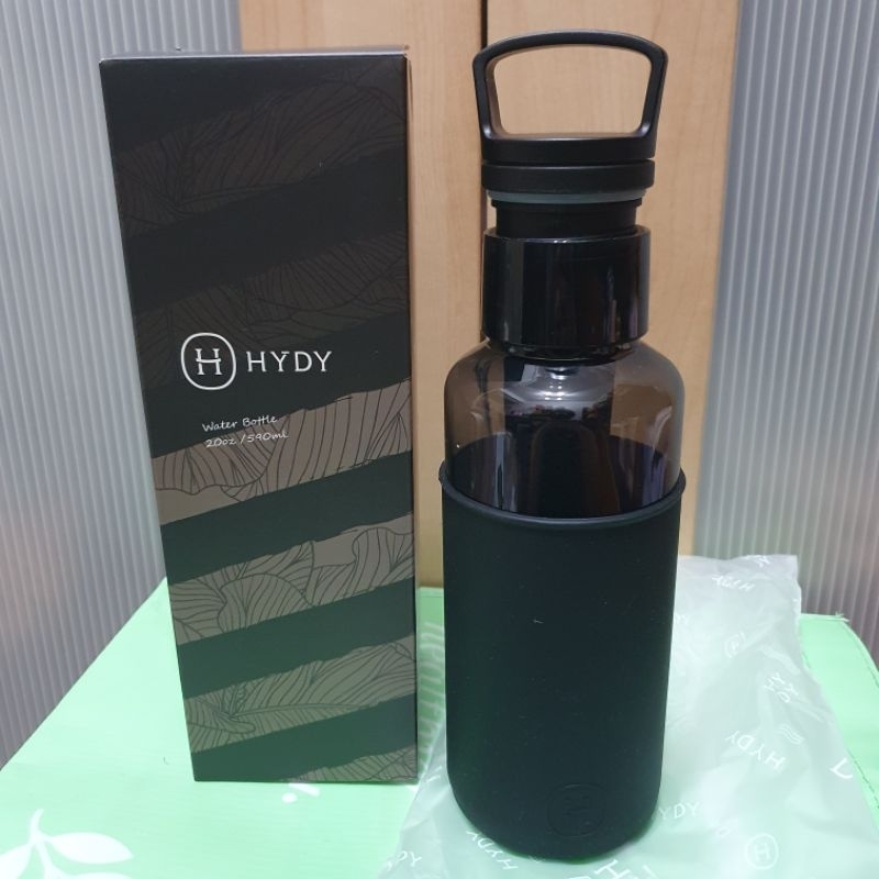 美國 HYDY 輕靚系列。透明水瓶。附泡茶器。冷水瓶。[碳黑瓶-午夜黑590ml] | 蝦皮購物