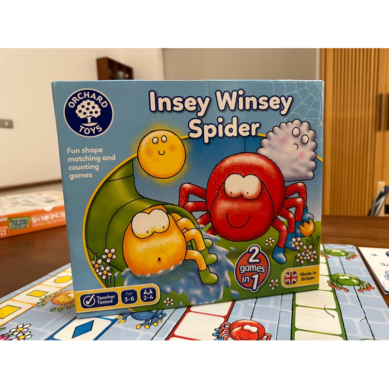 Orchard Toys英國Insey Winsey Spider_小孩超愛！_斷捨離便宜出清 | 蝦皮購物