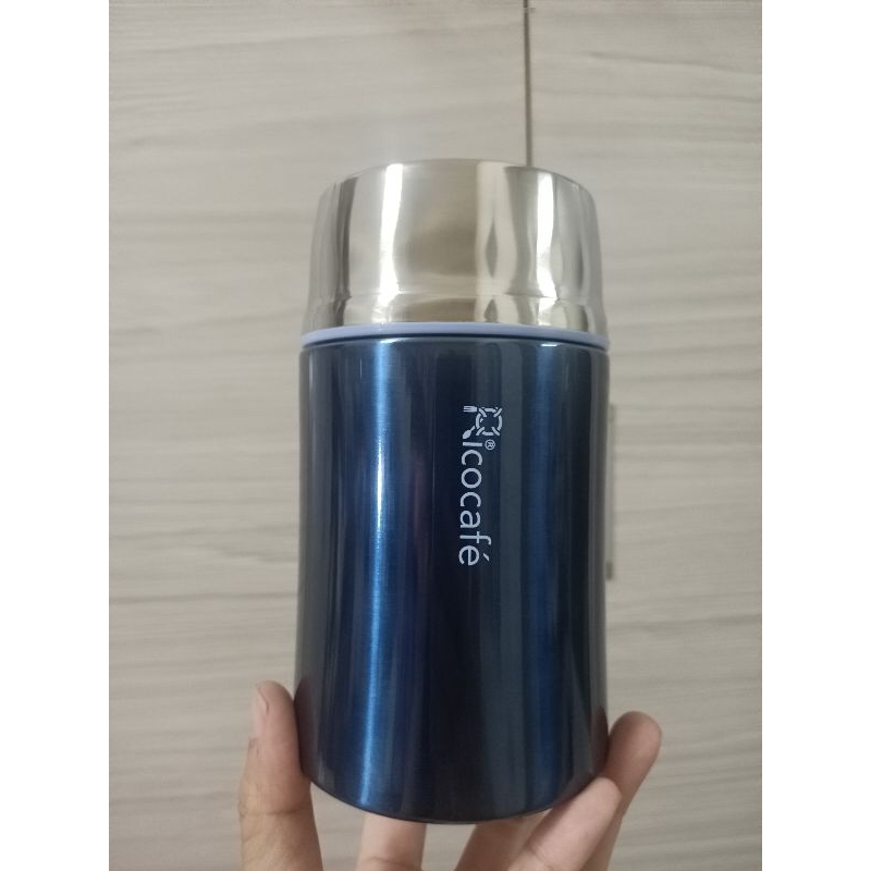 全新藍色 Ricocafe瑞可 雙層真空保溫燜燒 食物罐450ml (FJ-450) 304不鏽鋼 | 蝦皮購物