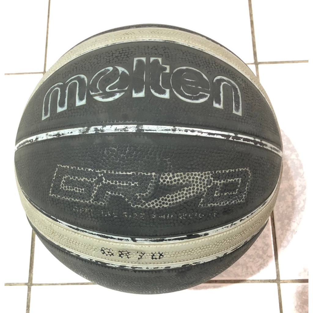 二手籃球， Molten GR7D深溝耐磨 7號籃球(黑/灰) | 蝦皮購物