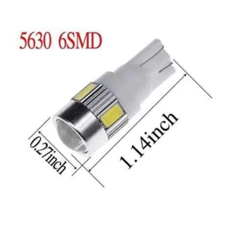 耐高溫T10散光 6LED 5630燈珠 完美解碼 儀表燈 指示燈 牌照燈 排擋頭燈 後視鏡 | 蝦皮購物