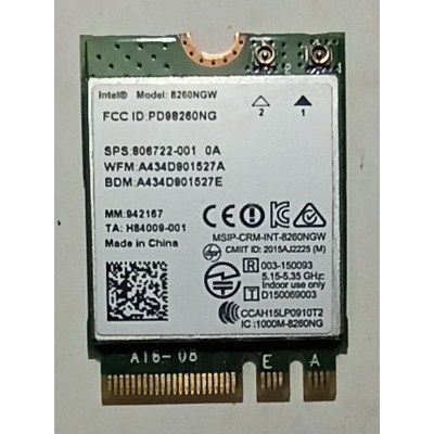 Intel AC8260 AC9260 筆電無線網卡【8260NGW，9260NGW，Killer 1550】 | 蝦皮購物