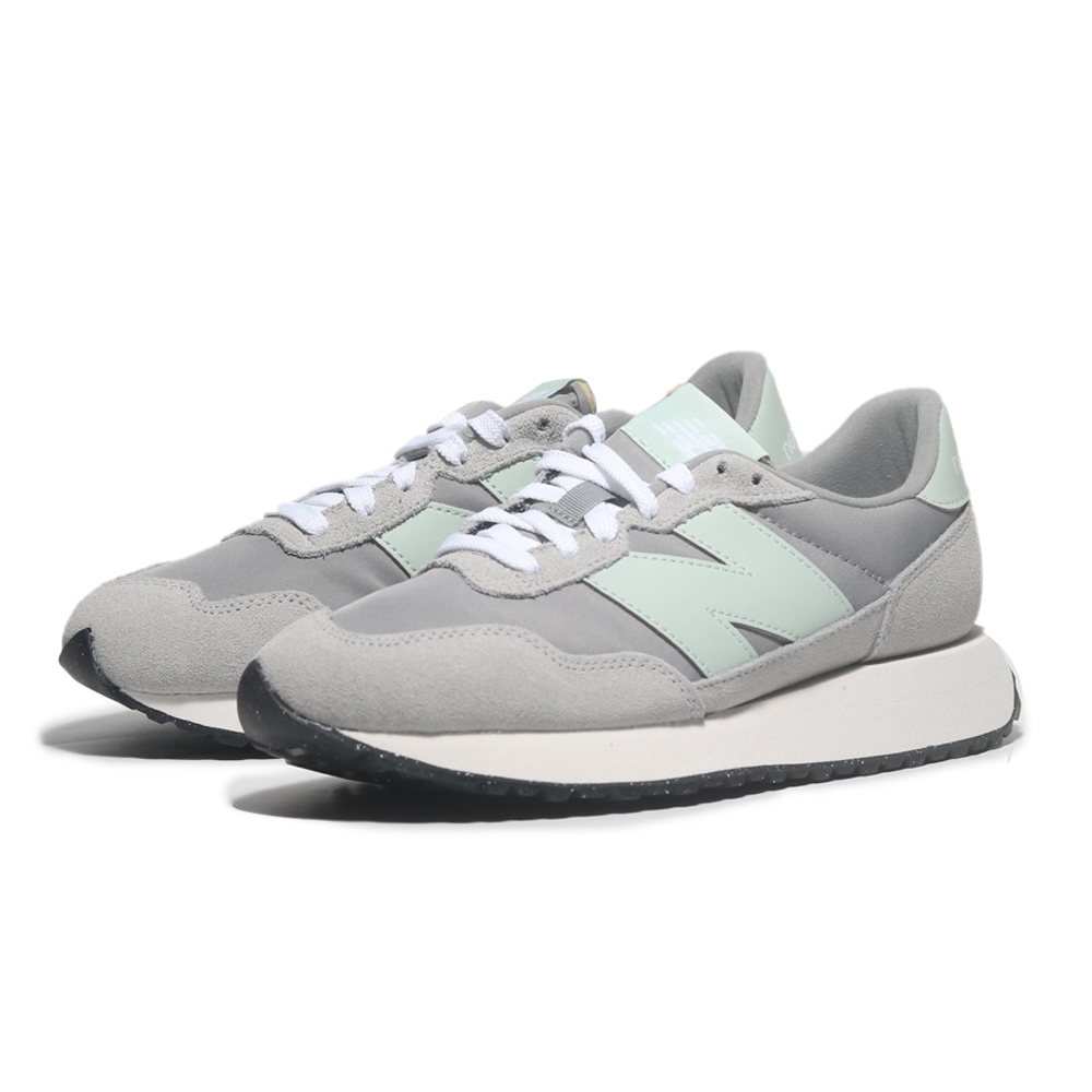 NEW BALANCE 休閒鞋 NB 237 灰蒂綠 麂皮 復古鞋 女 WS237CE | 蝦皮購物